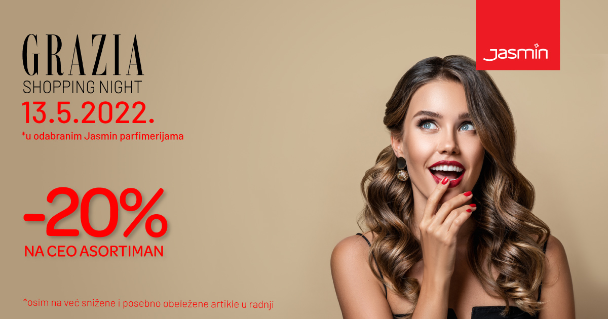 20% popusta u odabranim Jasmin parfimerijama - grazia.rs