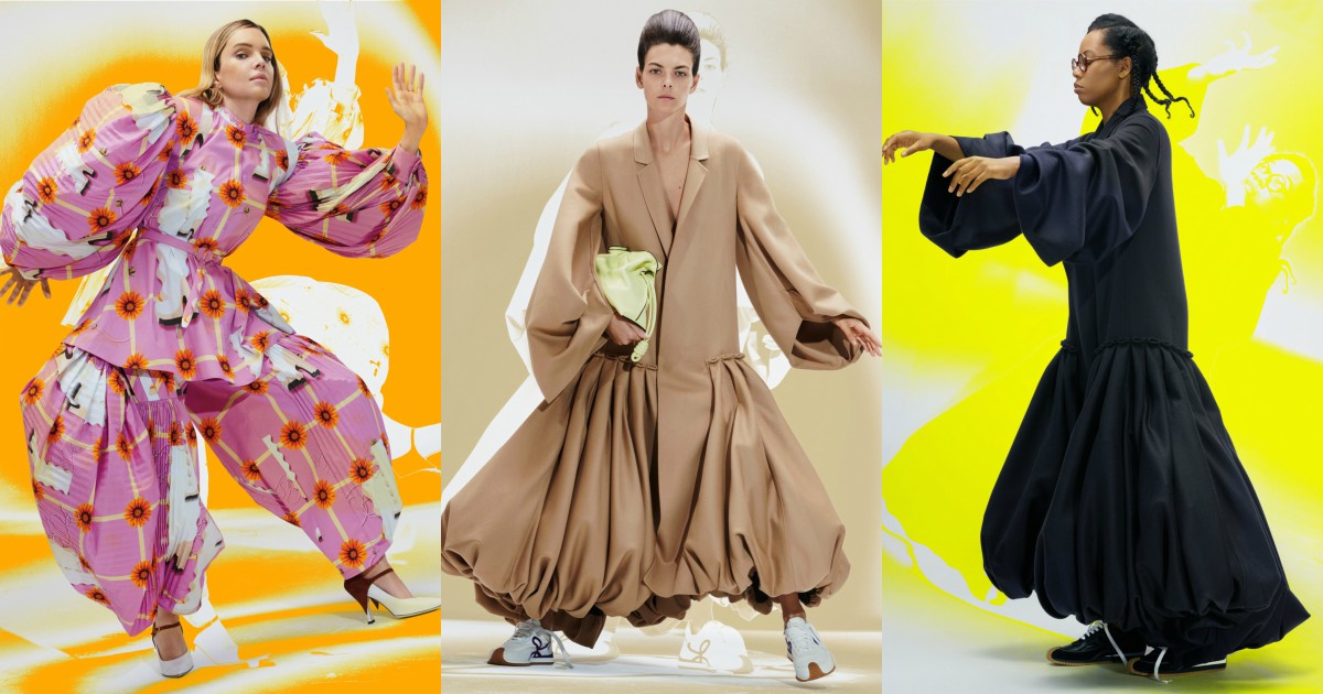 Hiper-volumen je glavni trend u kolekciji Loewe SS21 - grazia.rs