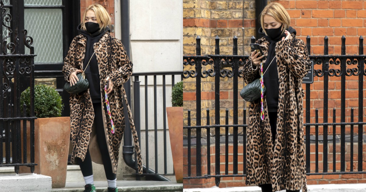Leopard kaput + duks: Rita Ora u Londonu - grazia.rs