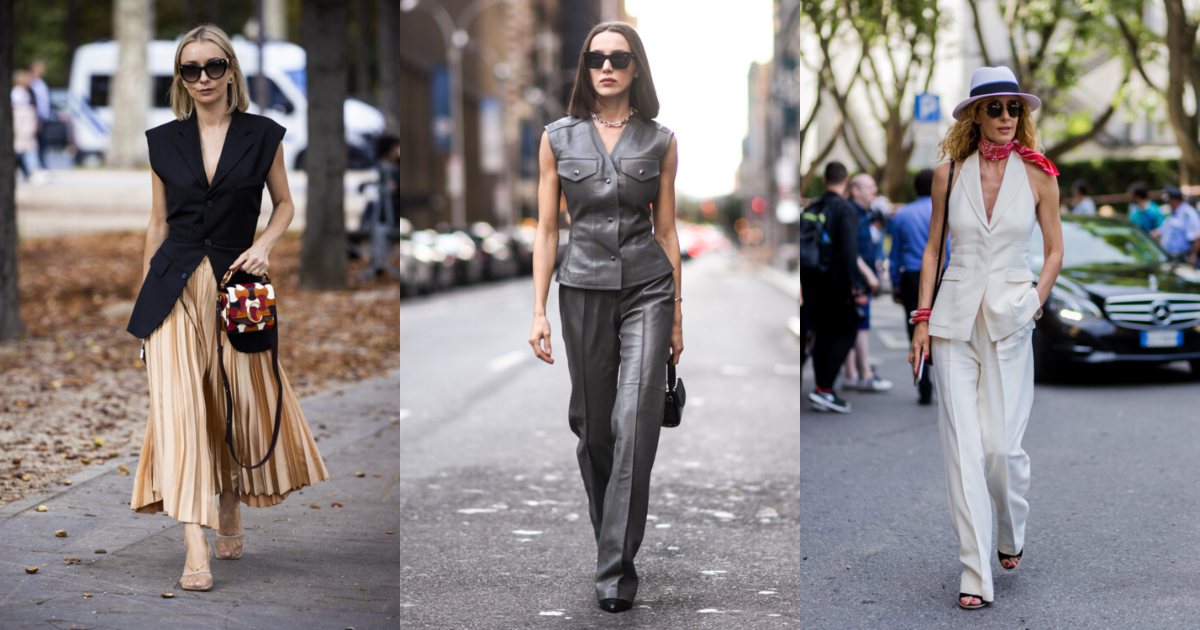 Street style: kako nositi prsluk na golo telo - grazia.rs