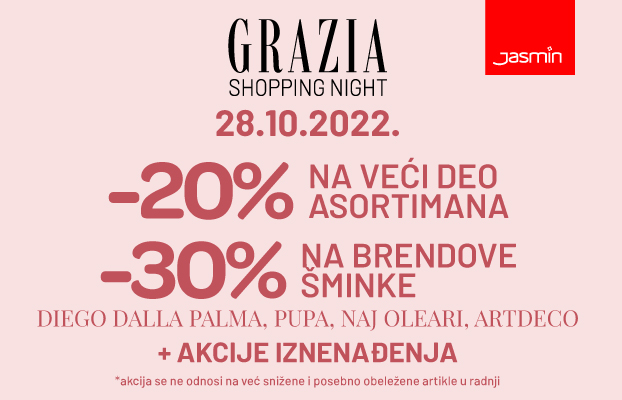 Jasmin parfimerija pripremila je sjajne popuste u okviru Grazia ...