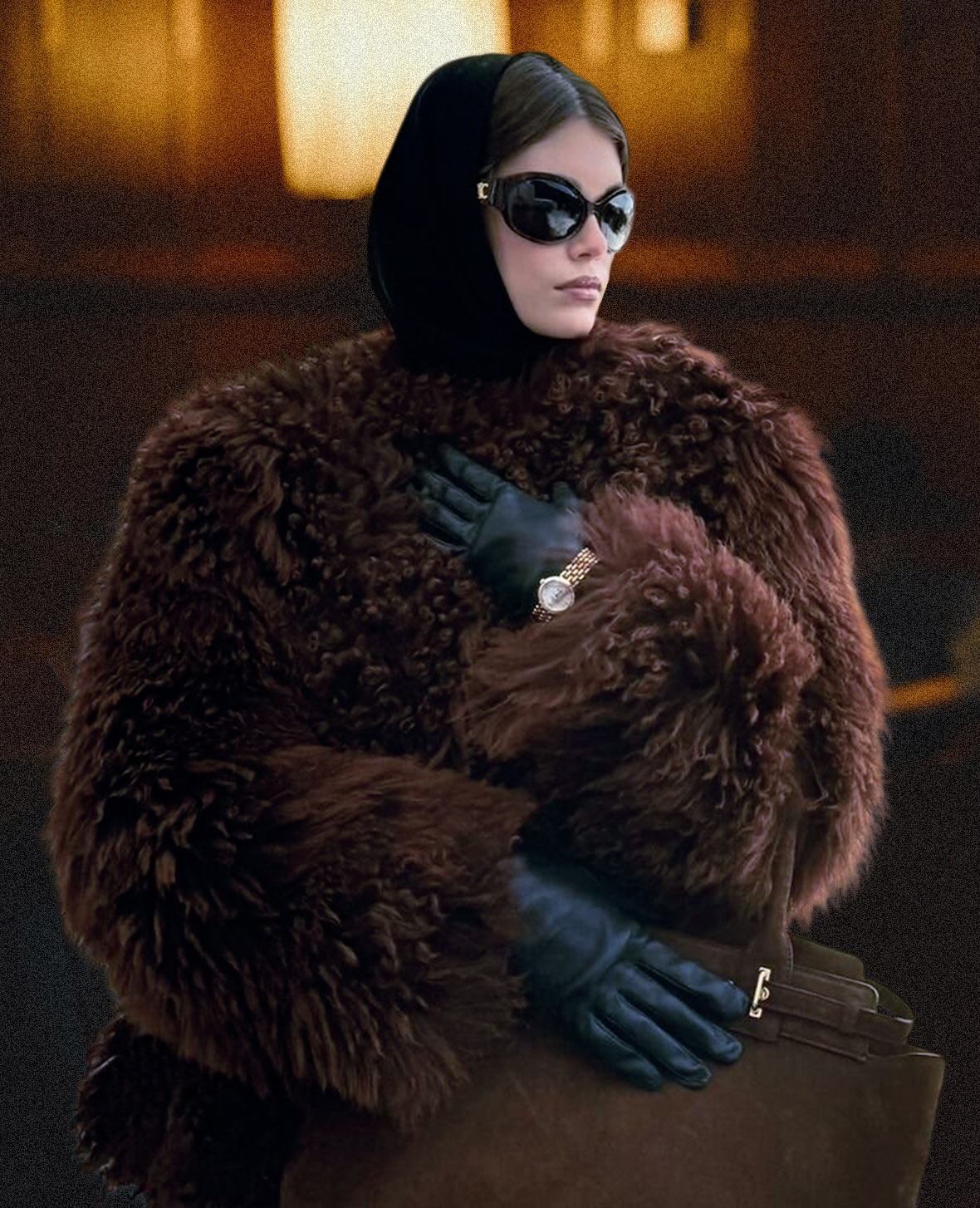 Kaia Gerber demonstrira mob wife estetiku